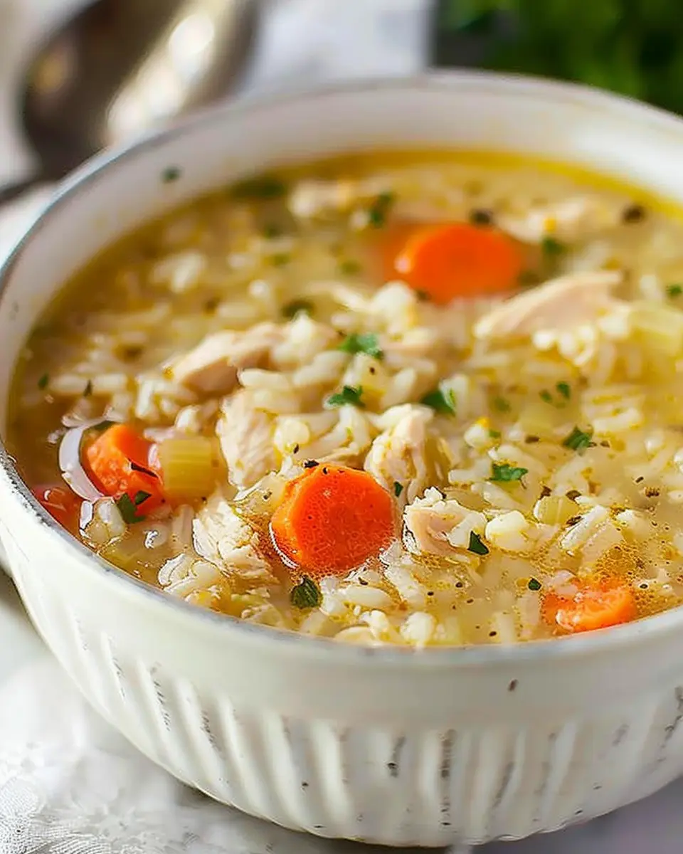 easy chicken and rice soup