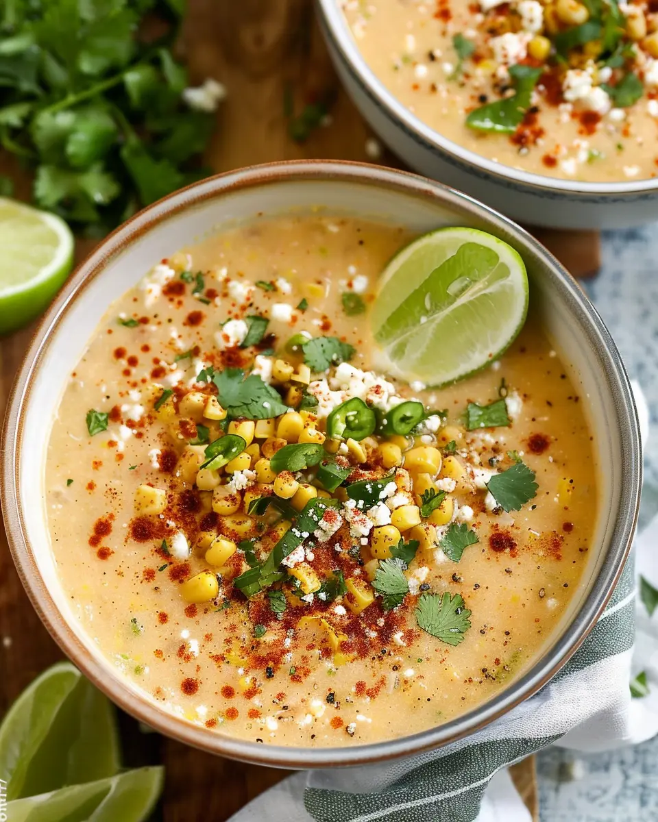 Mexican Street Corn Soup