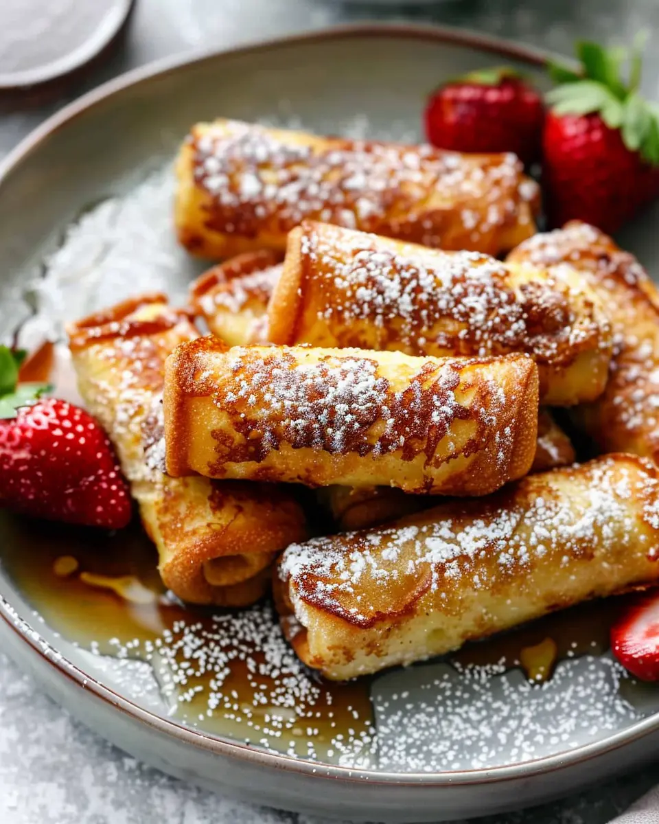French Toast Roll-Ups